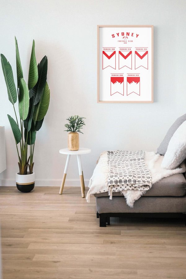 Sydney Swans South Melbourne Premiership Flag Poster AFL VFL Premiers ...